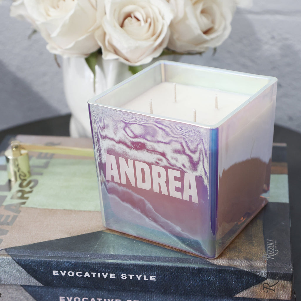 IRIDESCENT CANDLE – TAJA COLLECTION